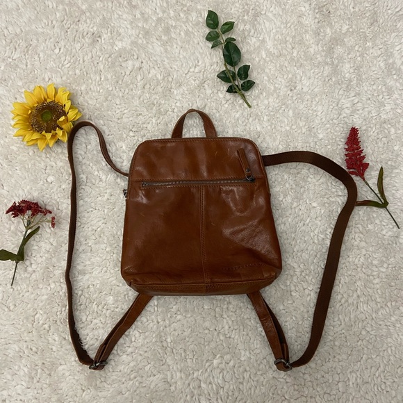 Spikes & Sparrow | Bags | Sophisticated Brown Leather Backpack With ...